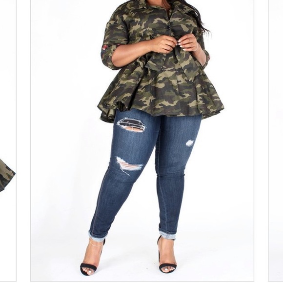 Jackets & Coats | New Plus Size Camo Jacket | Poshmark